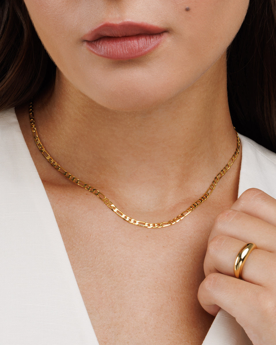 Figaro Chain Necklace – Monday Monarch